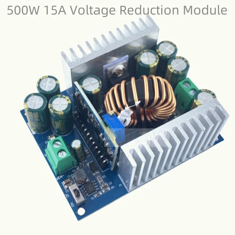 500 Вт 15 А понижающий преобразователь постоянного тока, модуль понижающего преобразователя постоянного тока, светодиодный драйвер, понижающий модуль мощности для платы Arduino