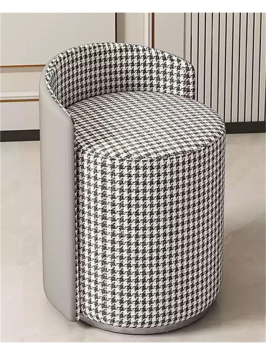 Стул, современный и простой круглый табурет, вращающийся на 360°, подходит для дома и офиса