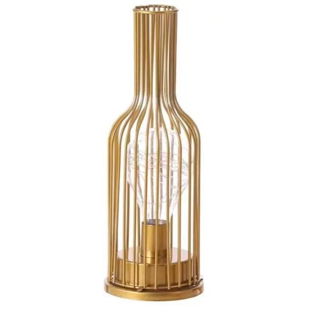 2023 Скандинавская минималистичная железная декоративная лампа, бутылка красного вина, цветная лампа, лампа из медной проволоки, светодиодный ночник