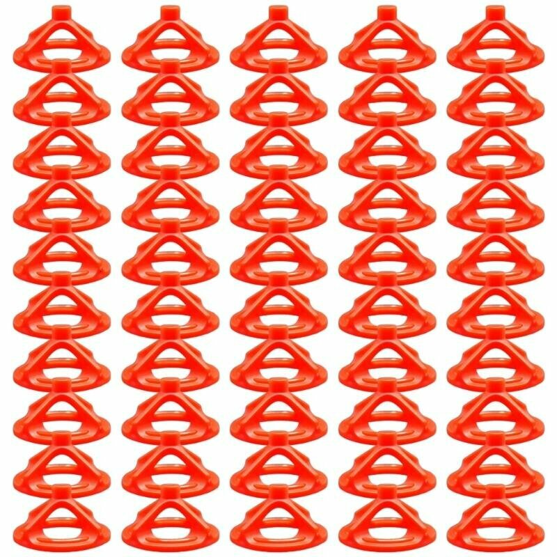 Керамические клипсы для выравнивания плитки, 100 шт, красный орех