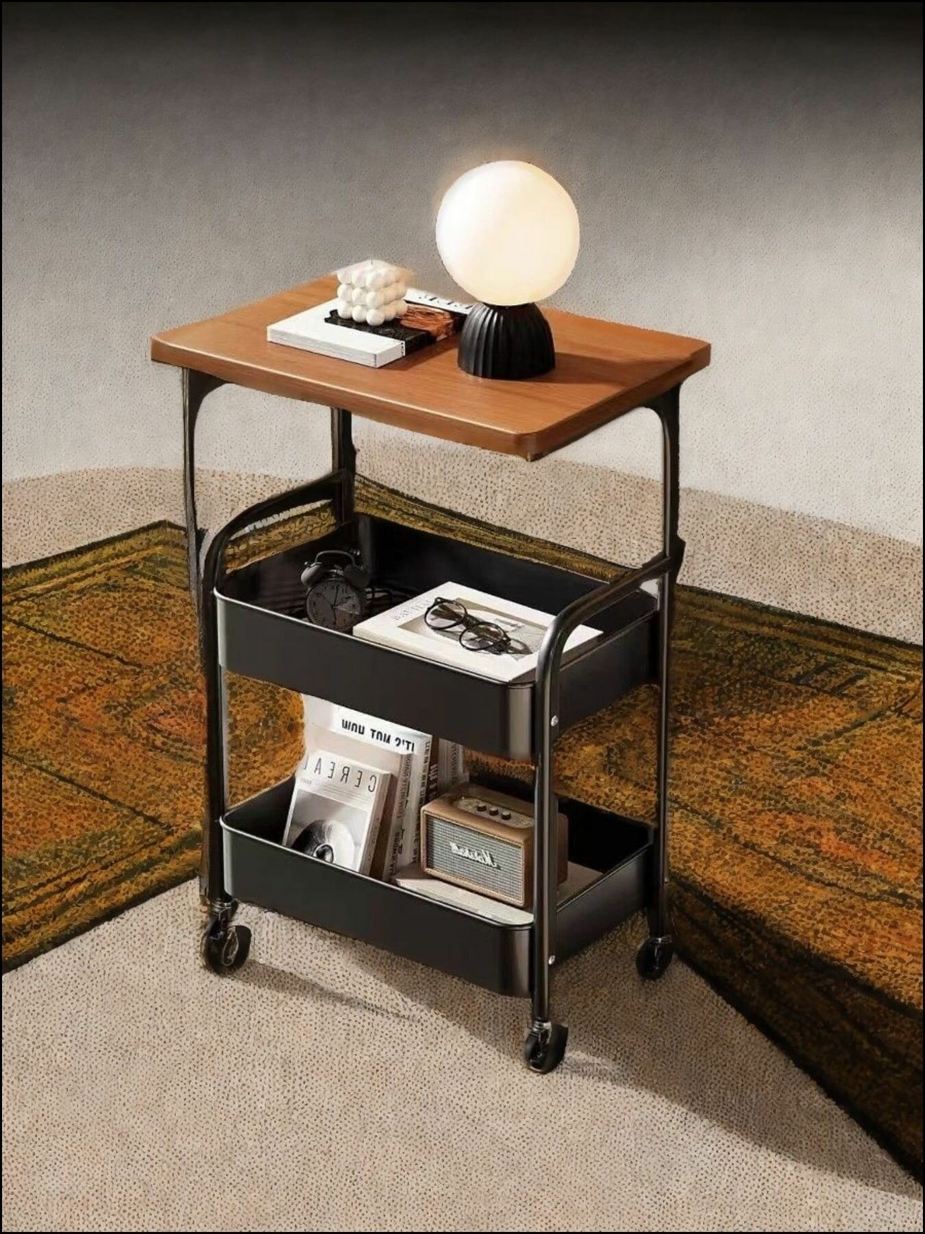 Эксклюзивный стол боковой 77х44х30 см-. Что-то