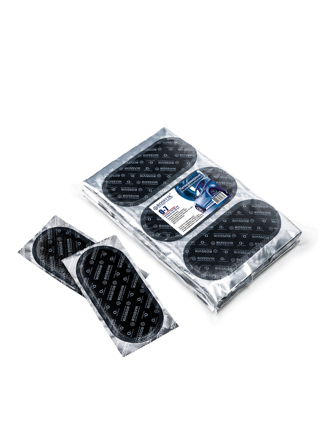 Латка для камер овальная О-7, 70*150мм, 20шт/коробка, фирмы ROSSVIK