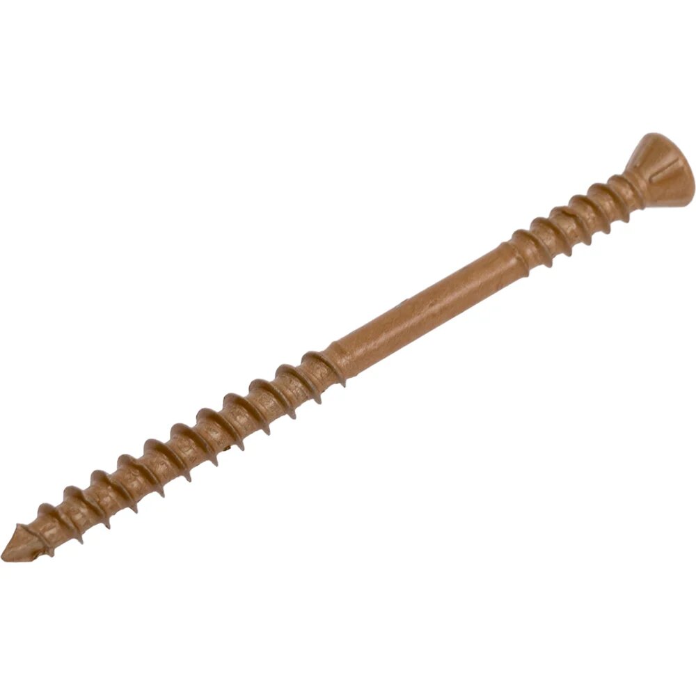 Саморез Гвозdeck Gwozdeck Отделочный E-coating бежевый потайной 4.0х60 T15 Упаковка 200 шт 20984060ECTXWG3