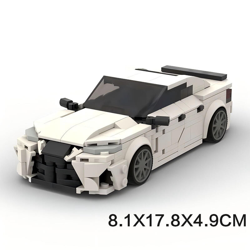 MOC-194818 Lexus GS F-Sport-модель автомобиля креативные строительные блоки из мелких частиц