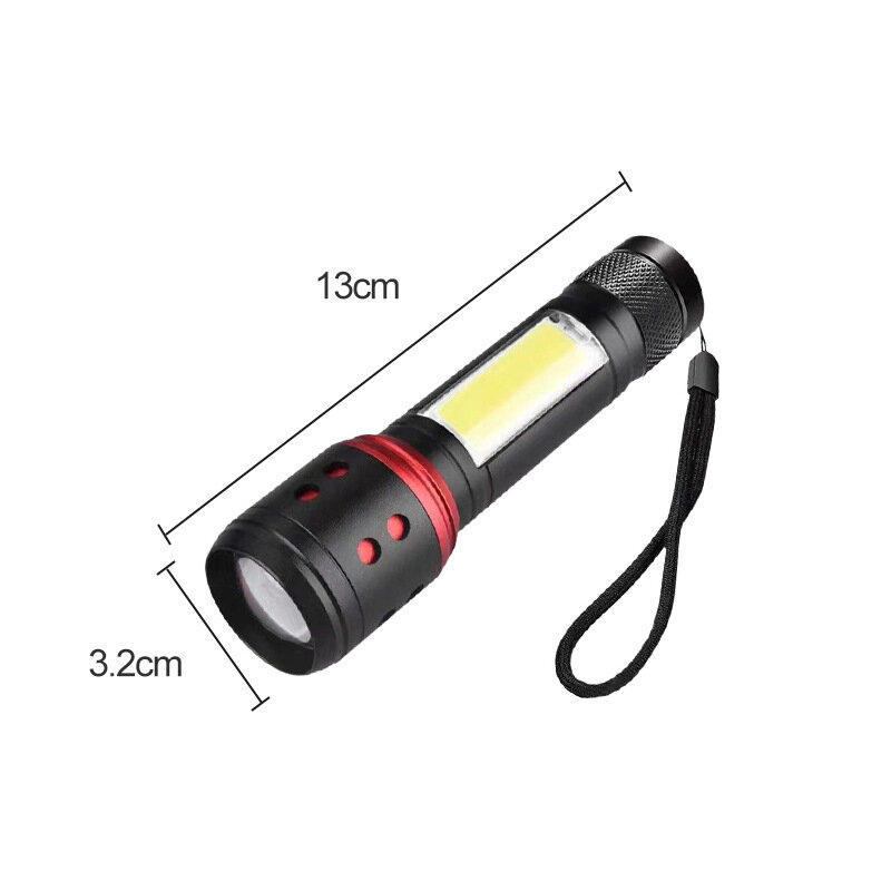 Белый лазер P50 сильный свет дальнего света фонарик Android зарядный зум наружный водонепроницаемый приключенческий