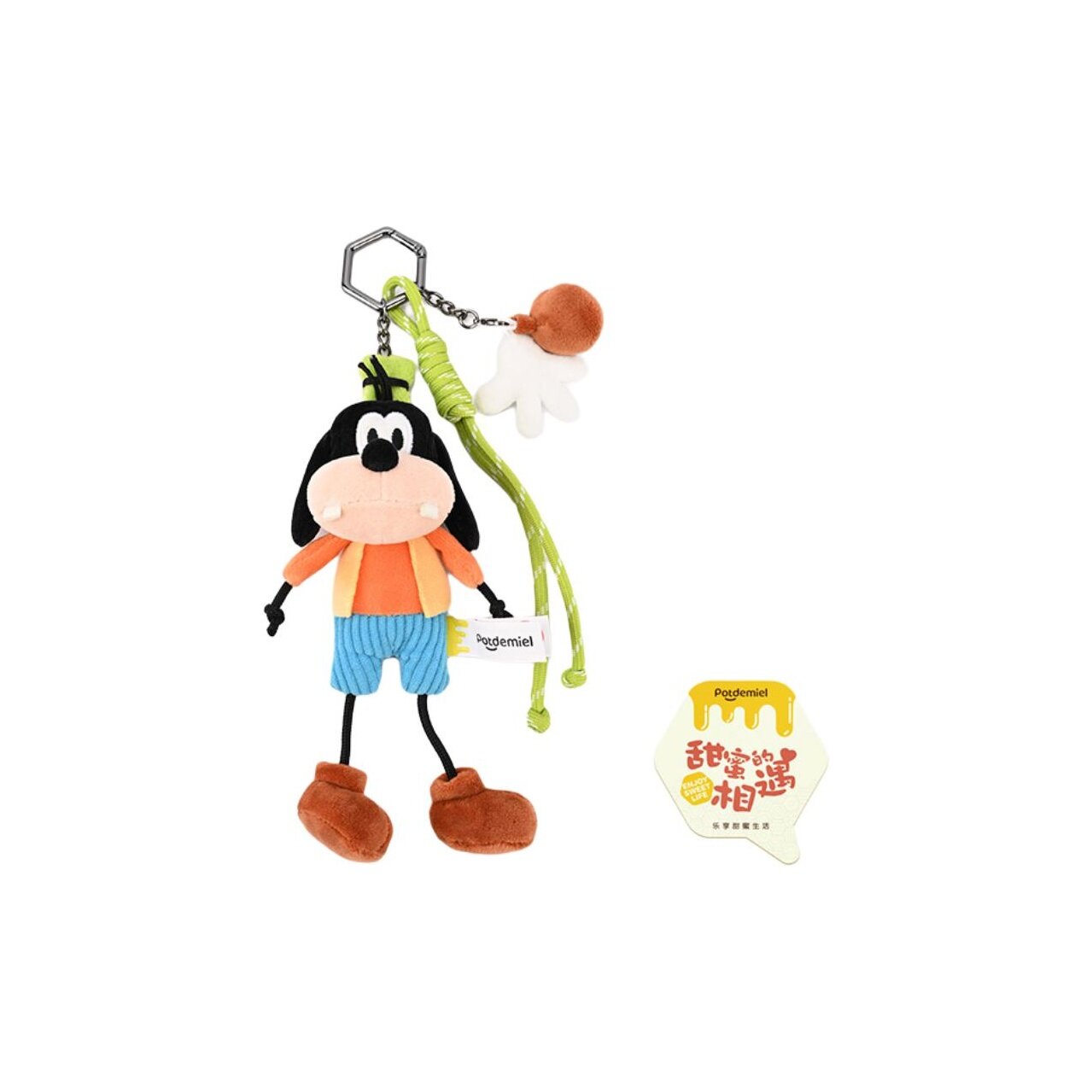 POTDEMIEL X Disney Микки Маус Гуфи С Маленьким Пилотом Украшение Мягкие Брелоки-Игрушки 12 см 13 см 15 см Высокий