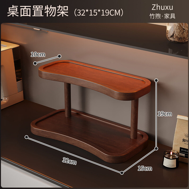 Стеллаж для хранения косметики, настольный органайзер для духов и помады, из массива дерева, для прихожей, туалетного столика, хранения уходовой косметики и ювелирных изделий