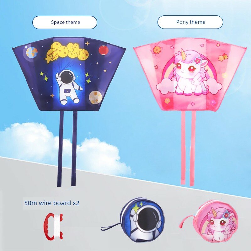 Карманный кайт, легко управляется при слабом ветре, новая модель 2025 года, детская игрушка для активного отдыха,