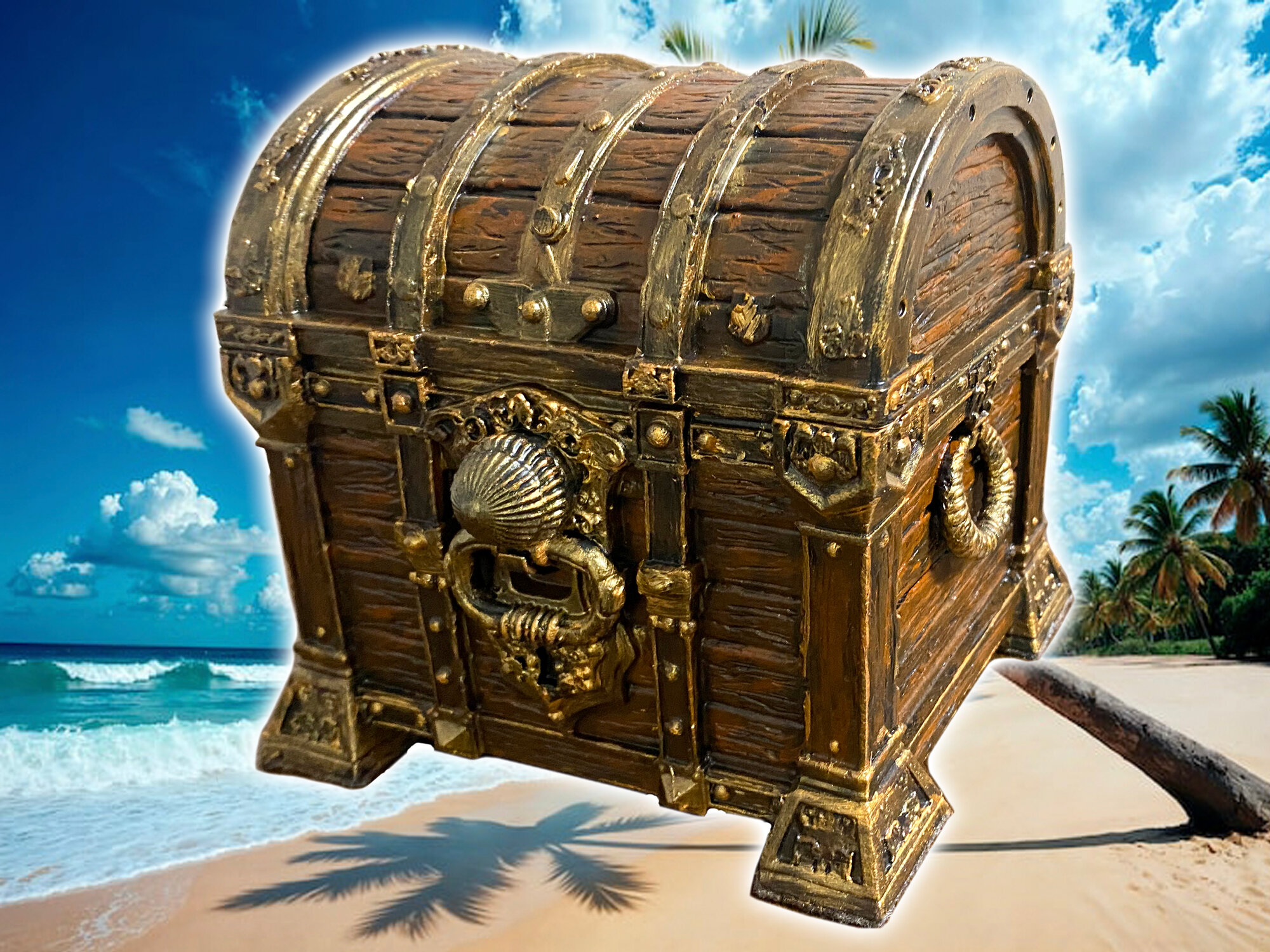 Пиратский сундук для сокровищ