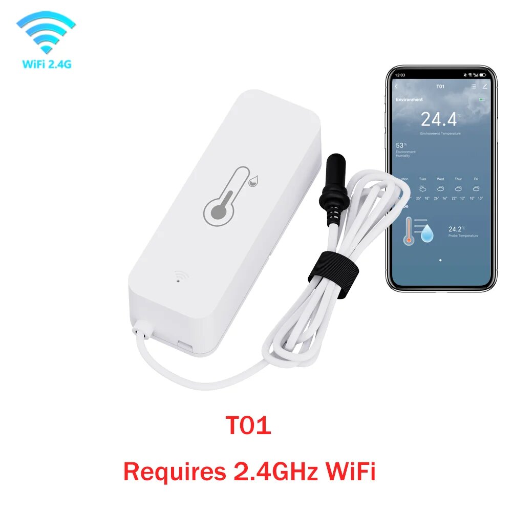 MinisterWorks датчик температуры и влажности T01/T03_PRO/T08 T01