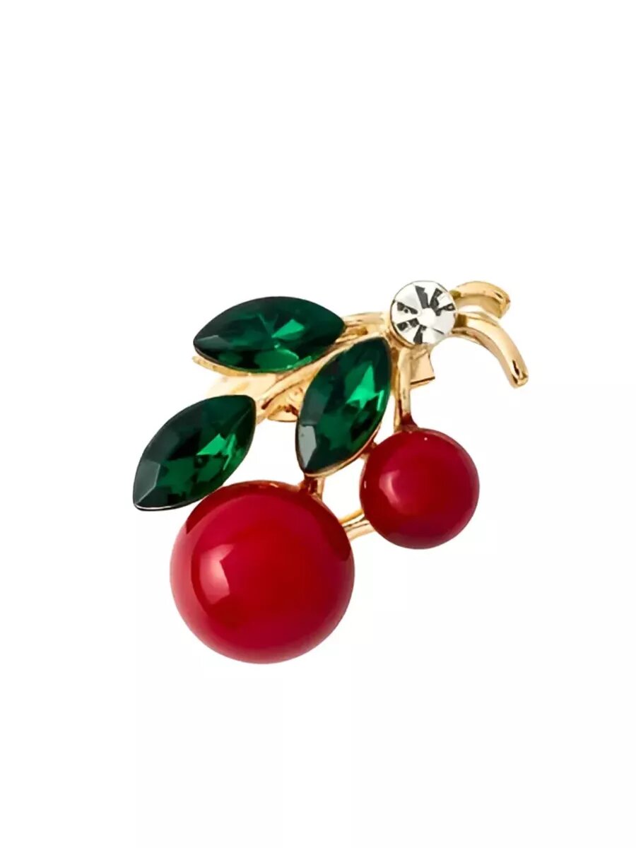 Брошь, стразы