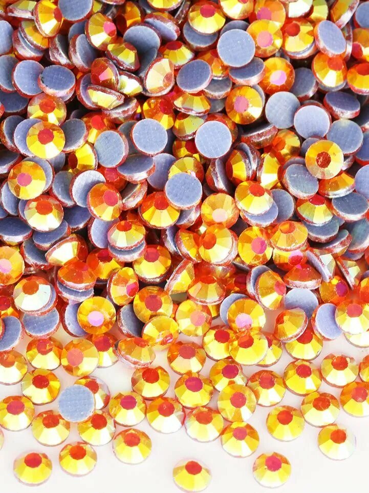 1440 штук SS6 стразы Kumquat AB DMC Термическое восстановление стразов Для изготовления одежды, обуви, сумок, чехлов для телефонов и декоративных элементов своими руками