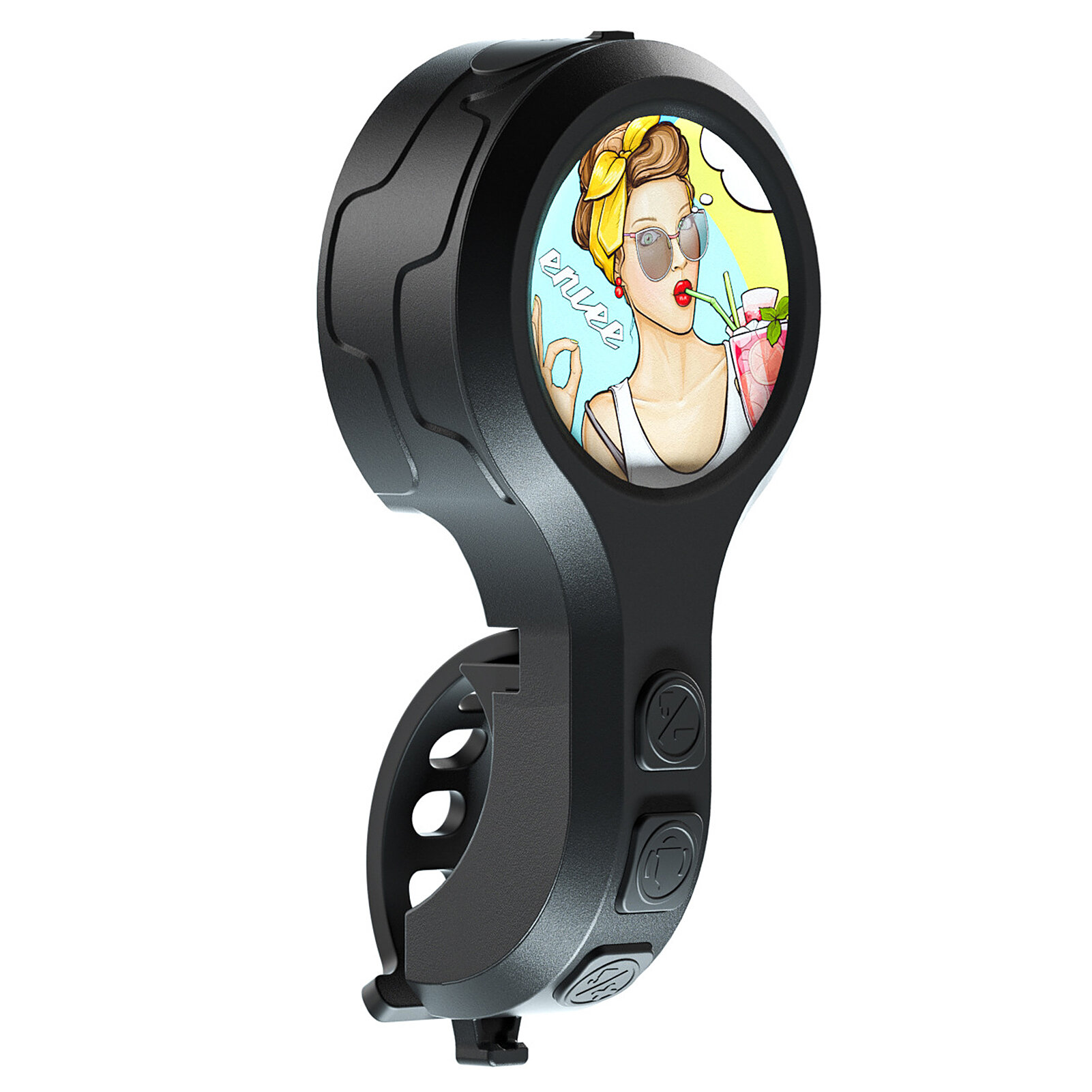 Электрический Гудок: Размер 8.67 X 4.33 См Универсальная Защита Для Любого Велосипеда - Звук 130 Дб Преодолеет Уличный Шум Складной Велосипедный Электрический Гудок For Горный Велосипед И Электросамокат