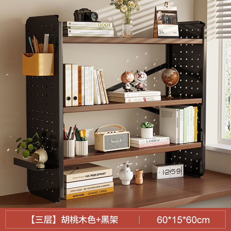 Стеллаж для хранения на столе, органайзер для компьютерного стола, домашний игровой комнатный офисный органайзер, полка для студенческого стола, перфорированная панель