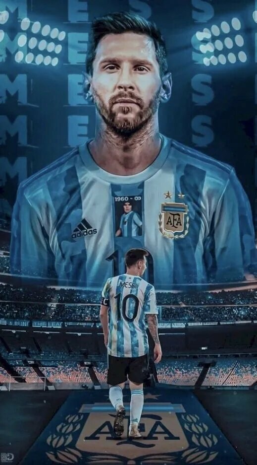 Алмазная картина "Лео Месси Leo Messi" алмазная огранка 40х60 см.
