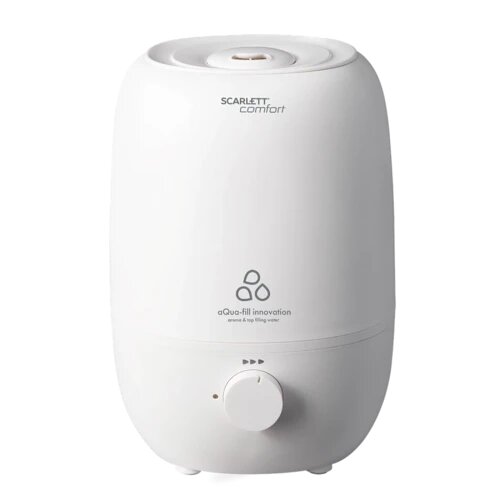 SC-AH986M28 / Увлажнитель воздуха ультразвуковой Scarlett SC-AH986M28, 2.5л, белый
