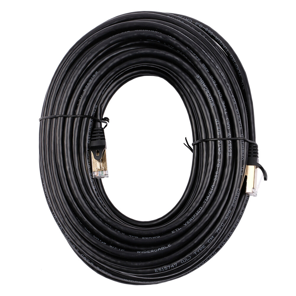 Cat.8 Патч-Корд: 20м, 40Gbps Скорость, Низкая Задержка - Ethernet Кабель с Медным Сердечником для Игр и Офиса