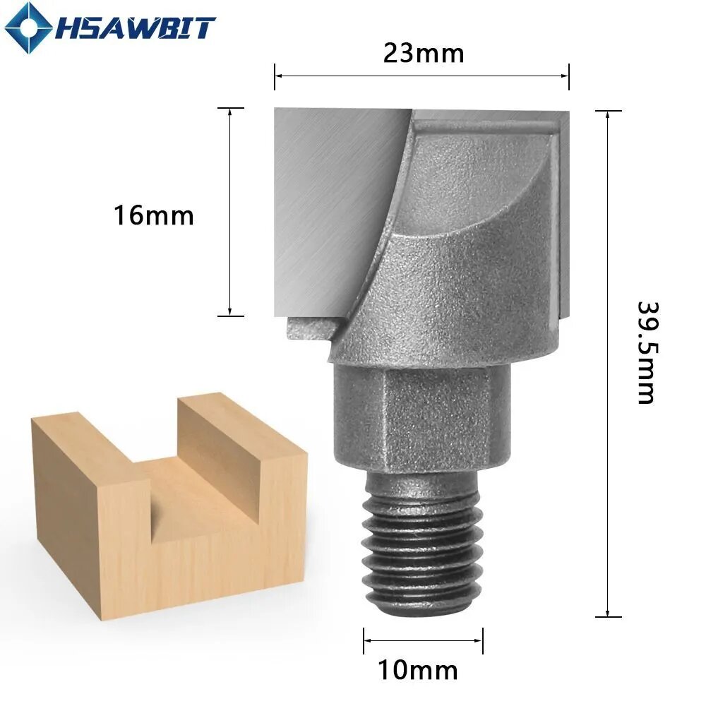Фрезы хвостовиком 10 мм x 23mm, резьбовые Фрезы с ЧПУ, HSAWBIT