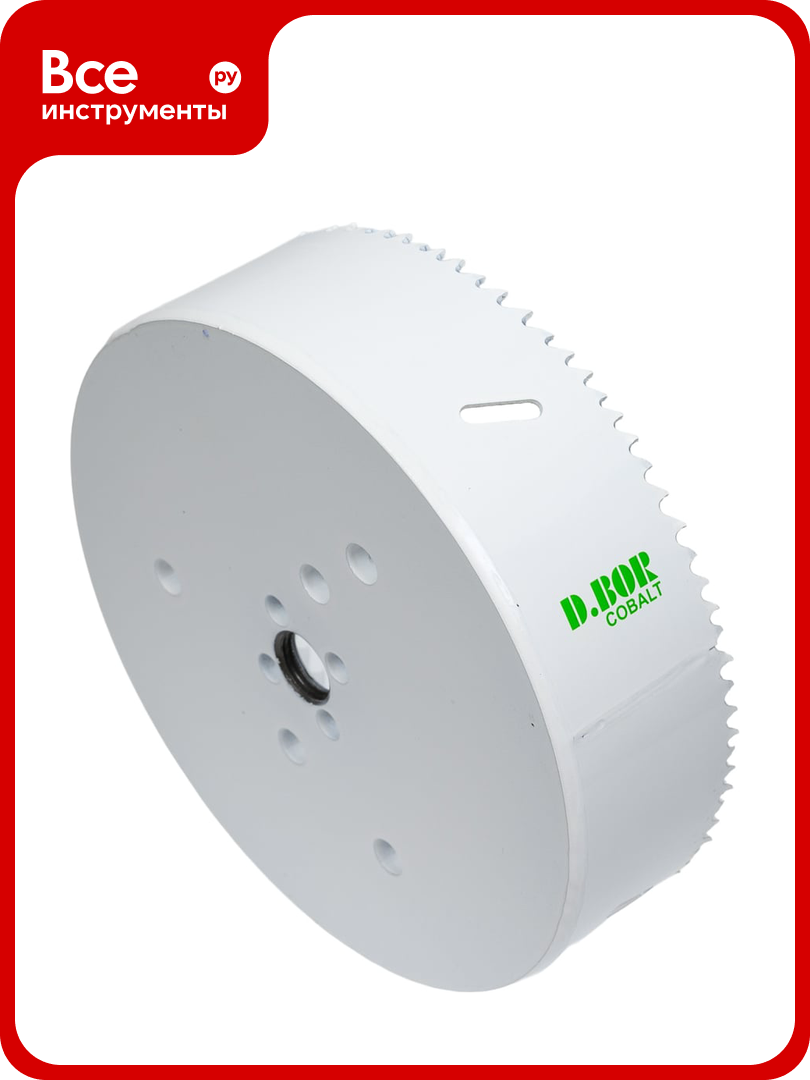 Коронка биметаллическая COBALT M42 152 мм D.BOR D-HS-BIM-CO-38-152