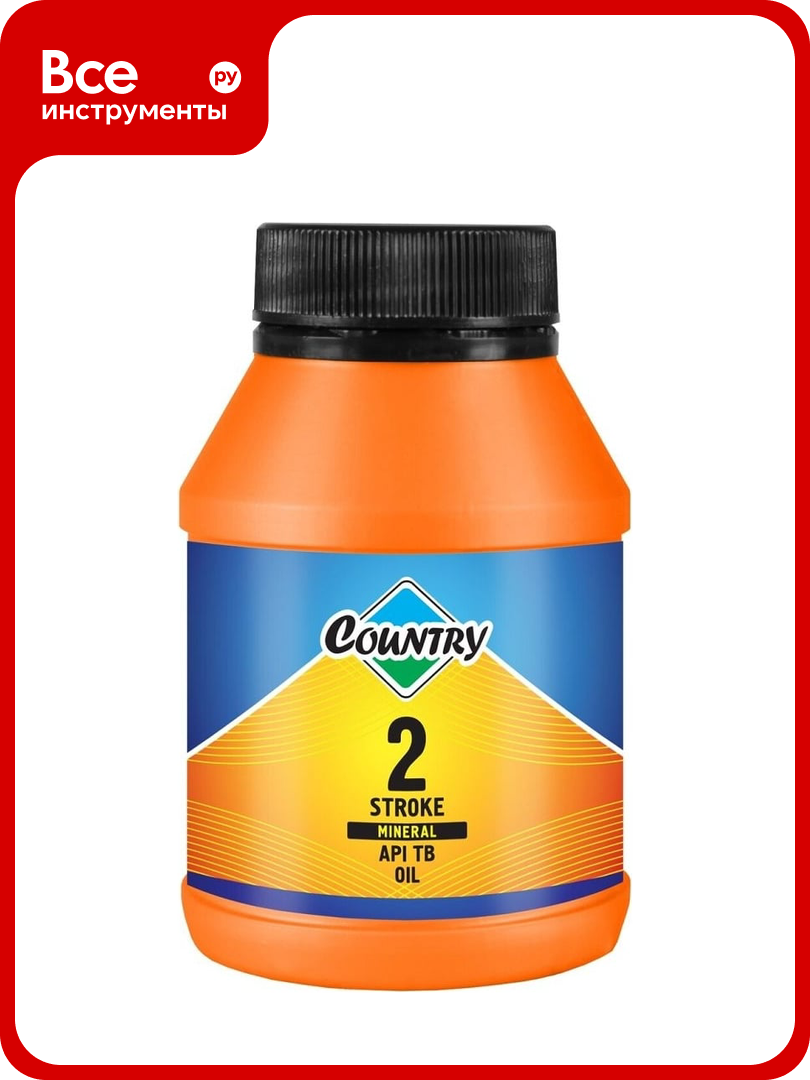 Масло двухтактное минеральное Country ST-101 2Т API ТВ, 100 мл Калибр 00000079190