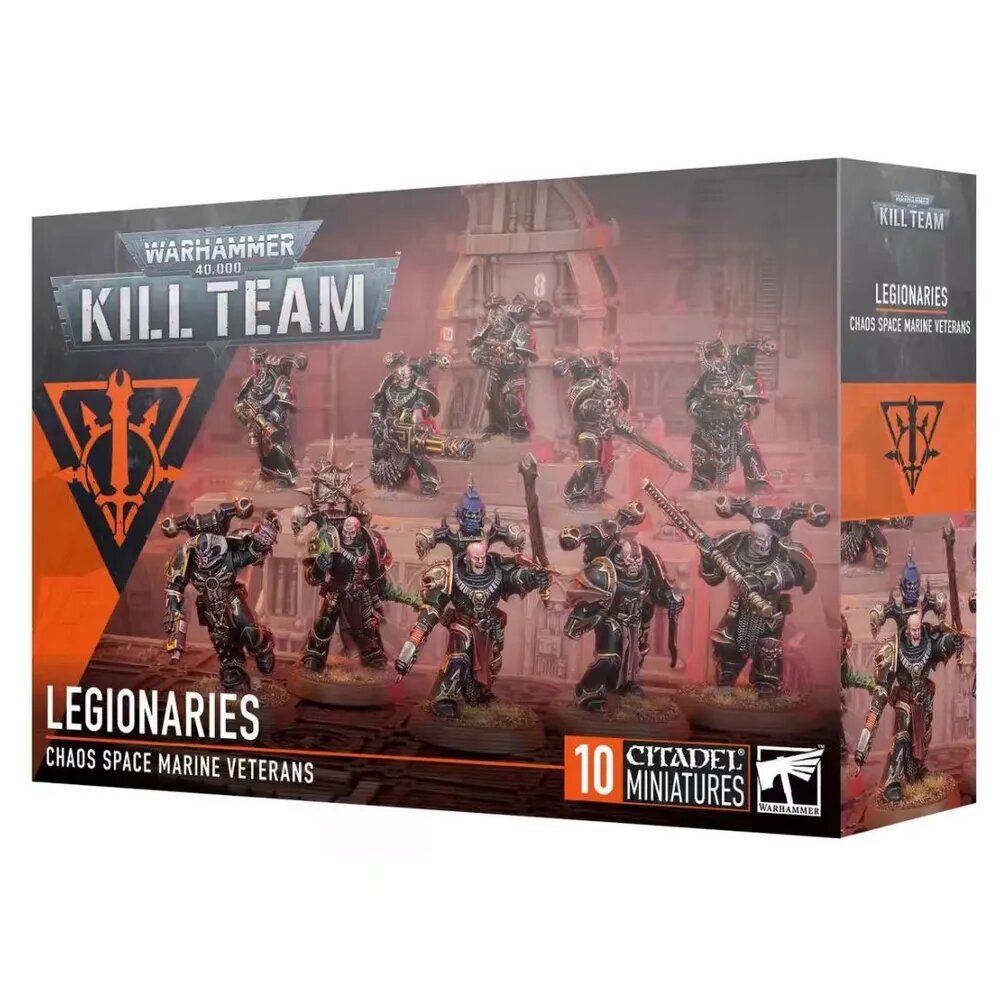 Warhammer 40000 Kill Team: Legionaries - Chaos Space Marine Veterans, 10 миниатюр