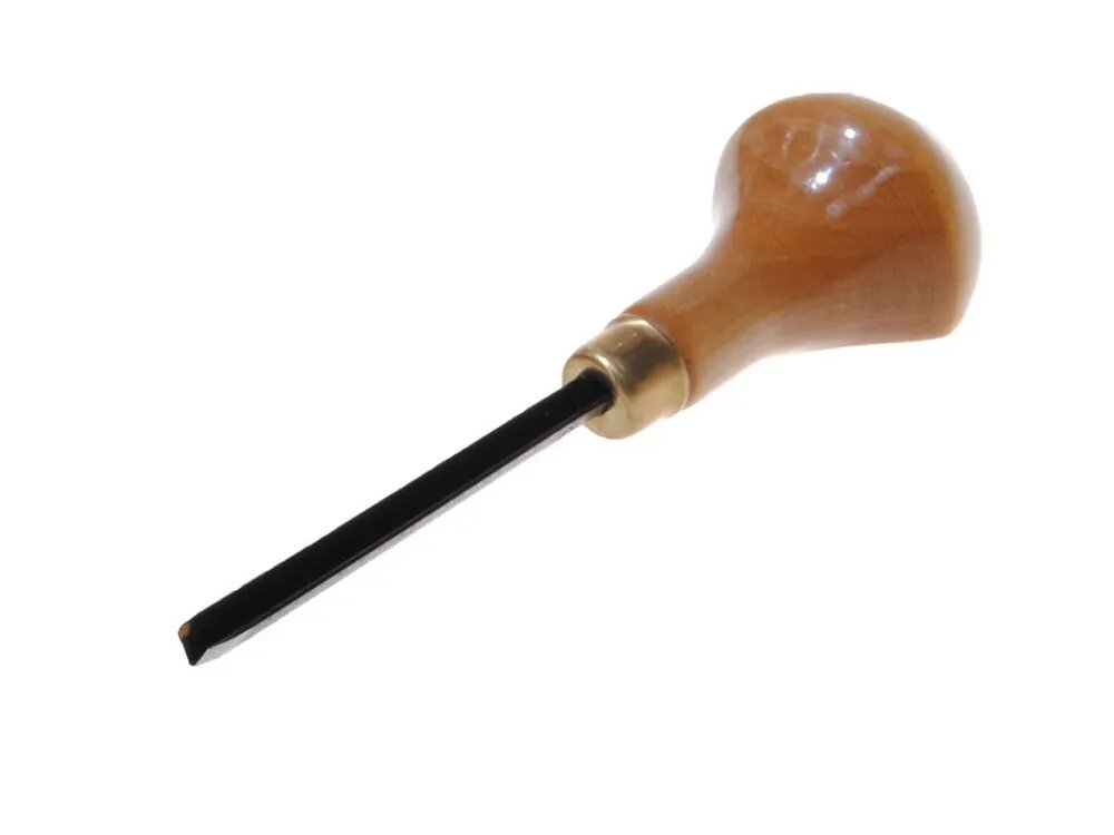 № 72 Стамеска штихель уголок прямой для линогравюры и резьбы 60 градусов, 4мм Татьянка