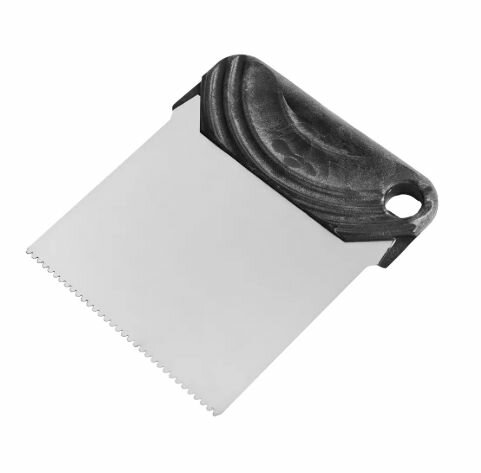 Шпатель зубчатый для клея Интек 10110-100-001 100 мм, нержавеющая сталь, зуб A2