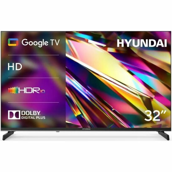 Телевизор Hyundai H-LED32BS5011, Google TV Frameless Metal, черный