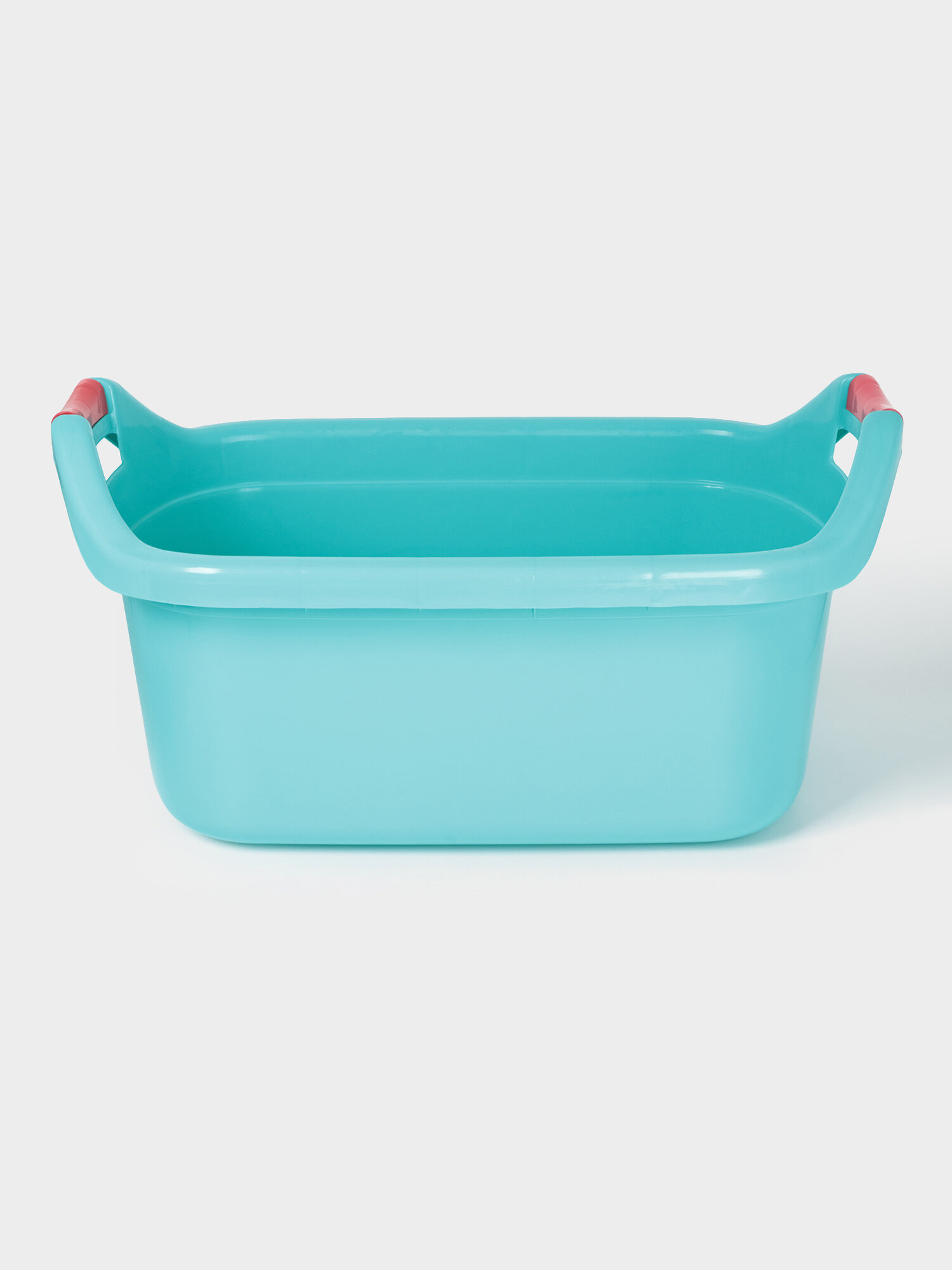 Таз хозяйственный овальный пластиковый, 40 л, с ручками, цвет микс