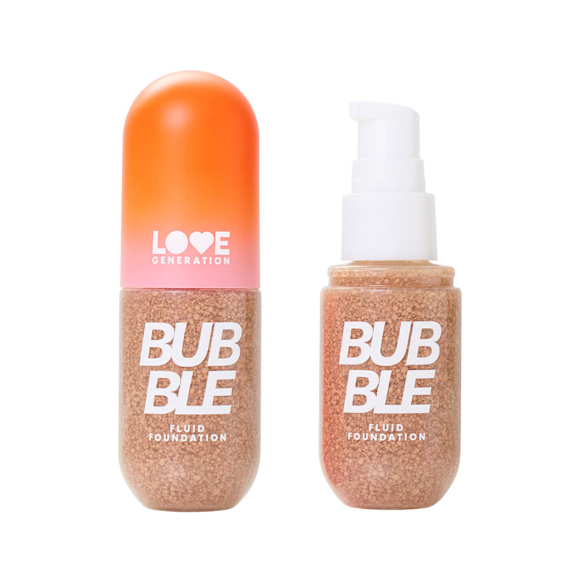Флюид тональный для лица LOVE GENERATION BUBBLE тон 02 Caramel delight