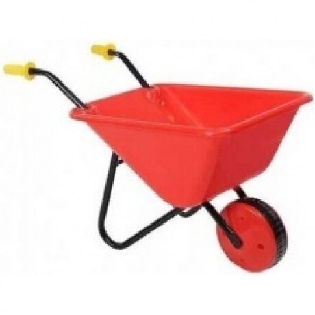 Детская тележка с одним колесом Совтехстром садовая арт. У488 /2 (красная)