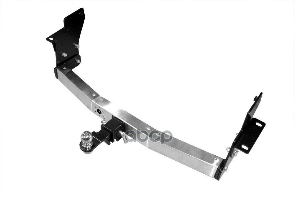 Фаркоп с нержавеющей накладкой Mitsubishi Pajero III 2000-2008, IV 2008-2020 Тип шара: E. Нагрузки: 3500/135 кг PT Group арт.
