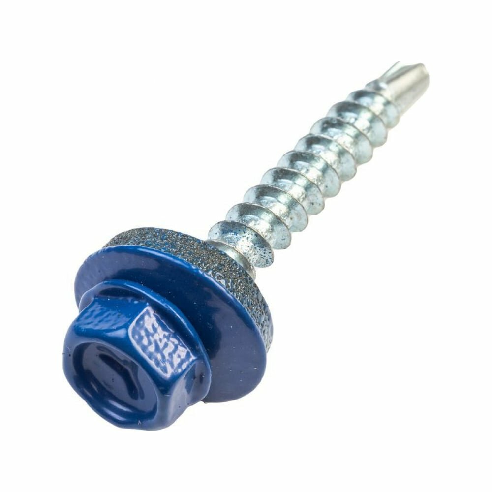 Кровельные саморезы виртуоз 4,8х50 мм RAL5005 сигнальный синий 10 шт.