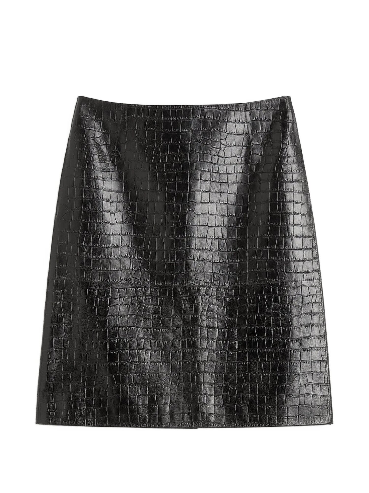 Юбка Panelled embossed midi skirt