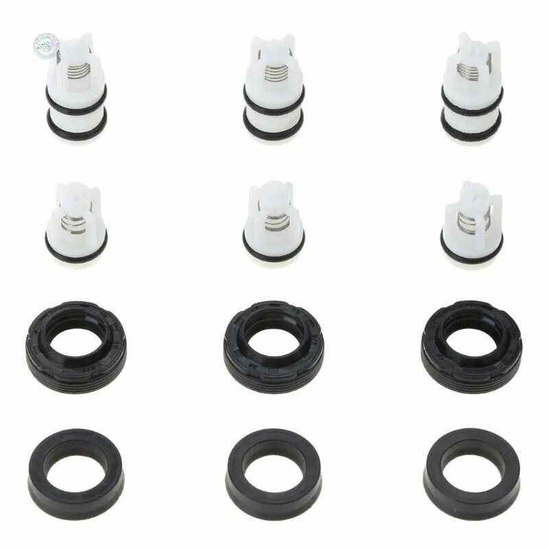 Запчасти для мойки высокого давления, ремонтный комплект клапанов и уплотнений, универсальный набор для бытовой мойки 220 В, легкая замена изношенных деталей