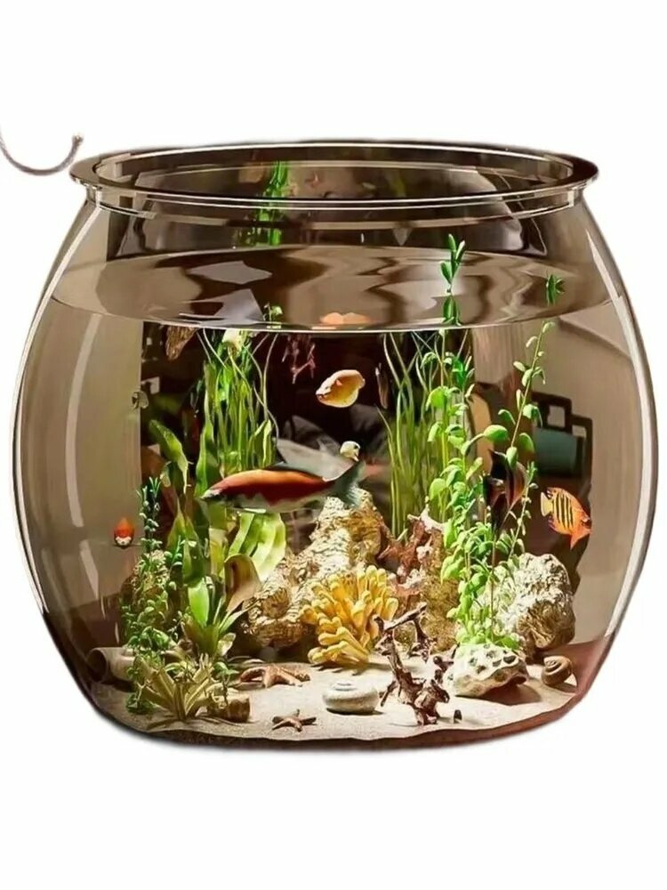 Круглый аквариум 10л для рыб 4EHW