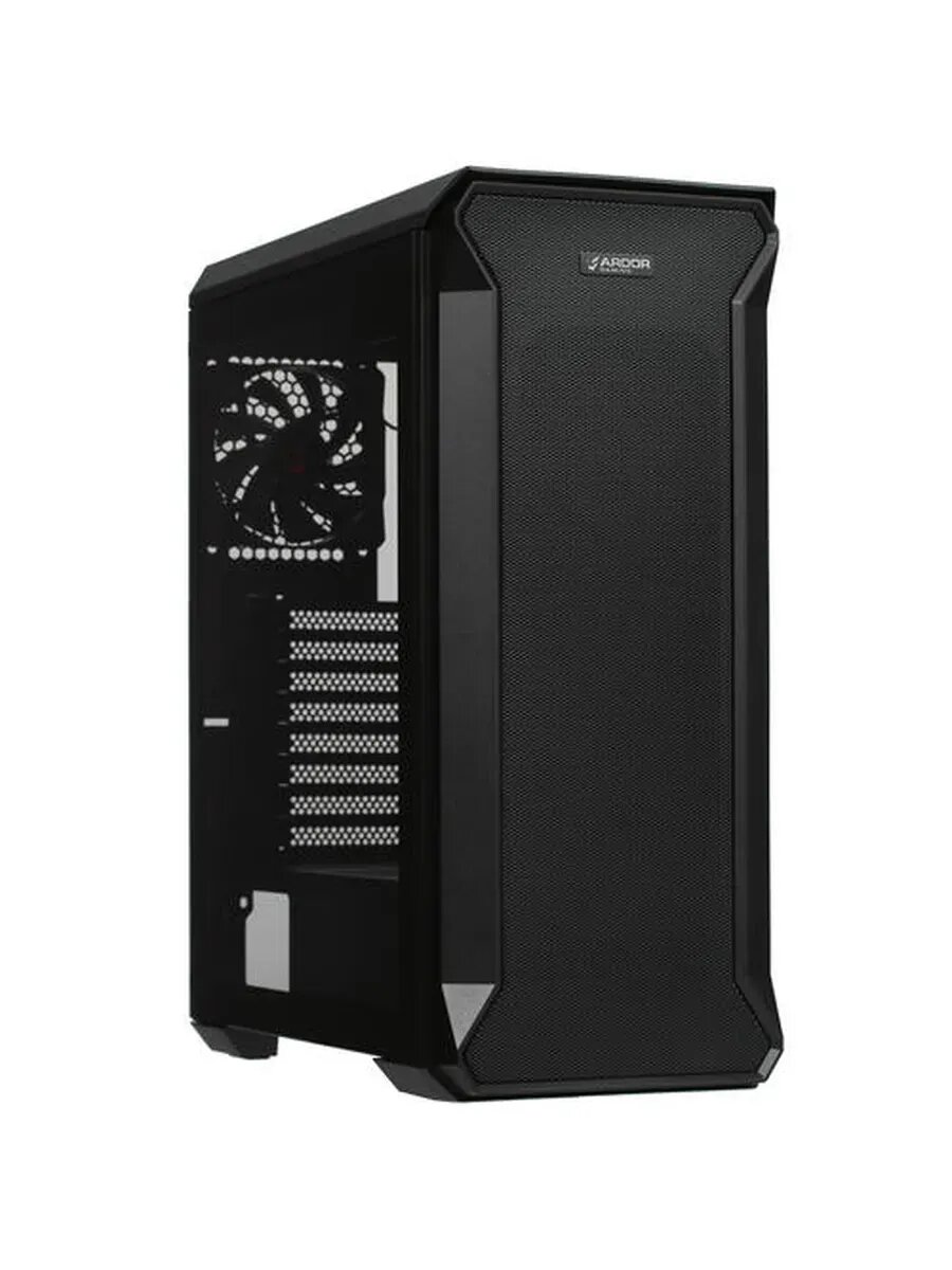 Корпус ARDOR GAMING Rare M2 , Mid-Tower, черный, 120мм, 4 USB, 3.5мм jack, ATX