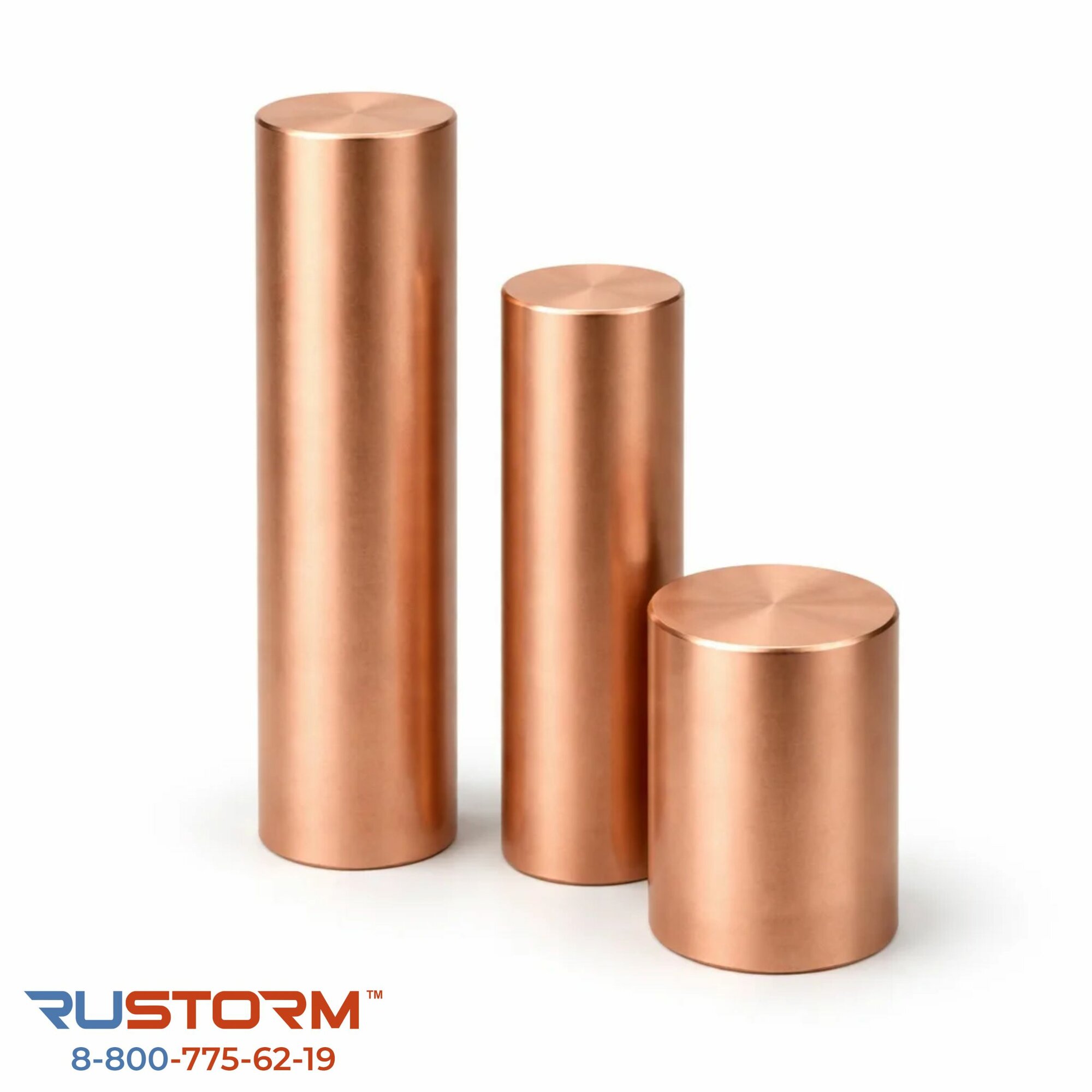 Круг бронзовый 6х50 мм БрХ1 заготовка (пруток, стержень)