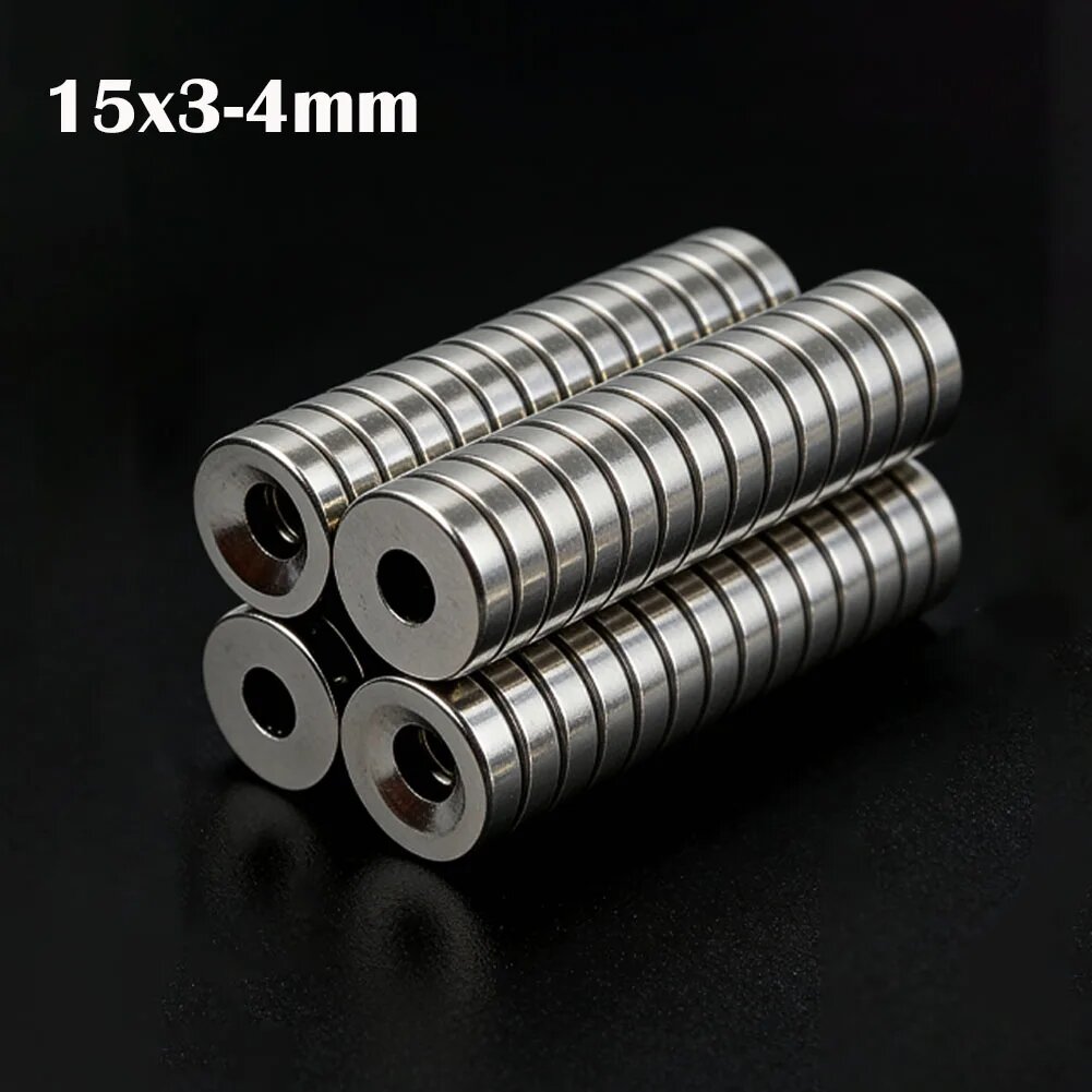 Неодимовые магниты 15x3-4 мм, 5 шт.