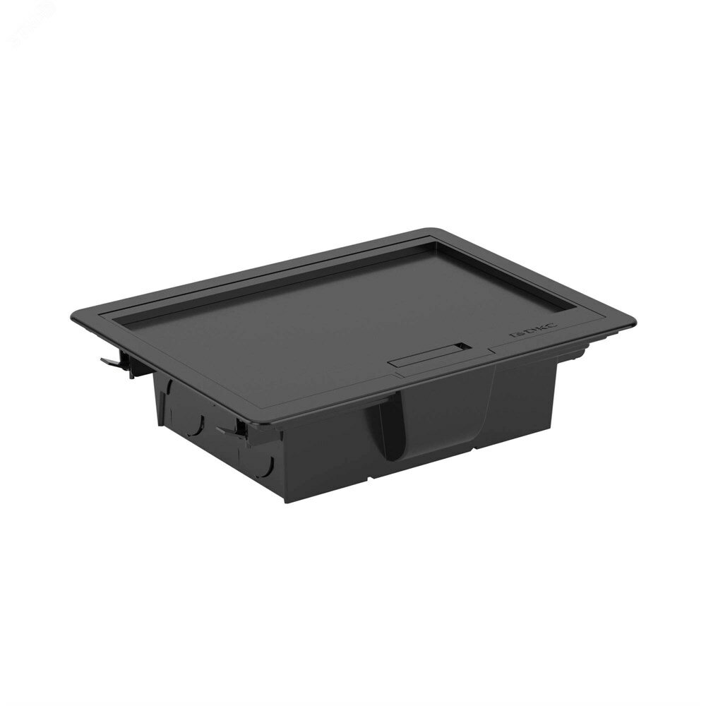 DKC Лючок напольный 12 модулей черный RAL 9005 / DKC 4690309323984