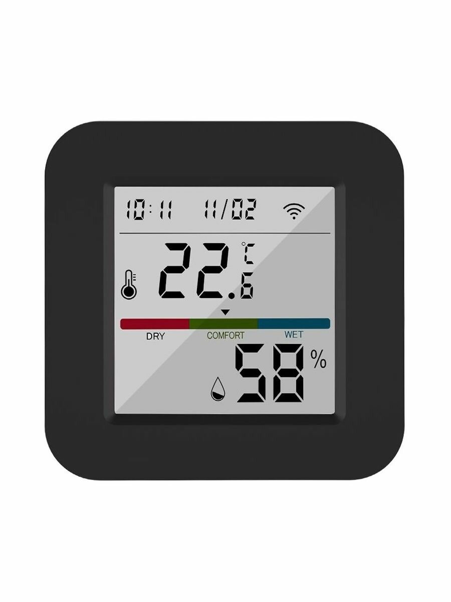 Wi-Fi датчик температуры и влажности с функцией ИК-пульта CARCAM Tuya WIFI Temperature Humidity sensor with IR Controller IRTP
