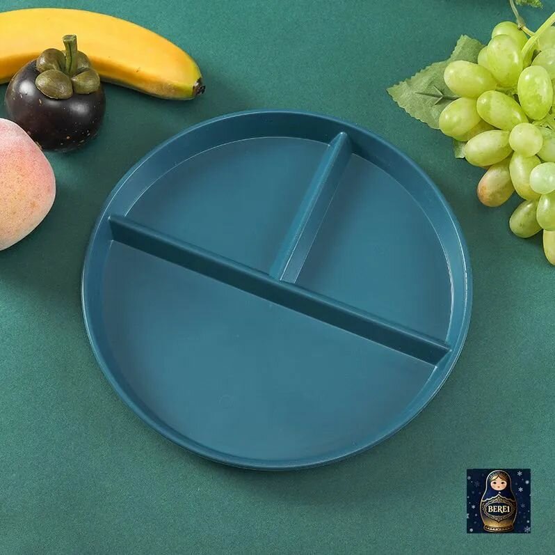 Тарелка "Морская волна" 23 см 1 шт темно-синий