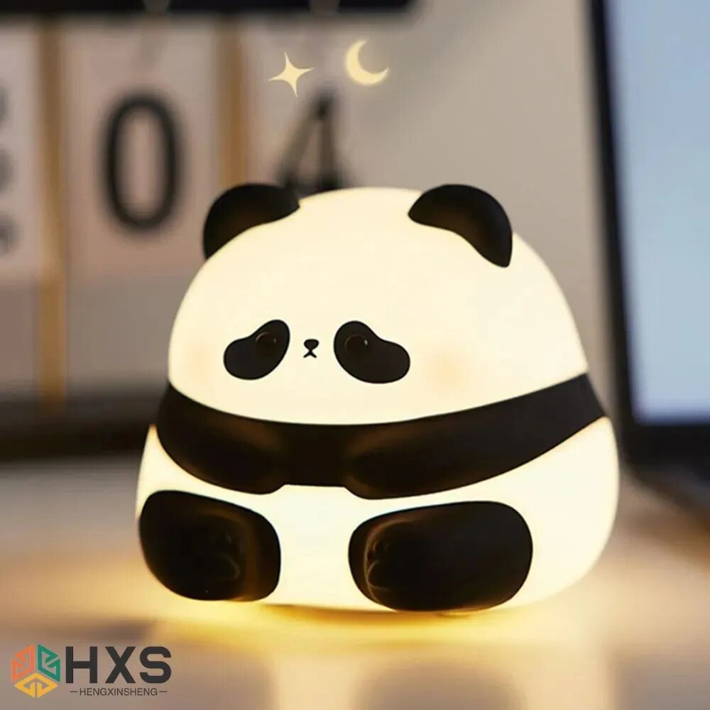 Милый ночник-панда USB Перезаряжаемая светодиодная лампа