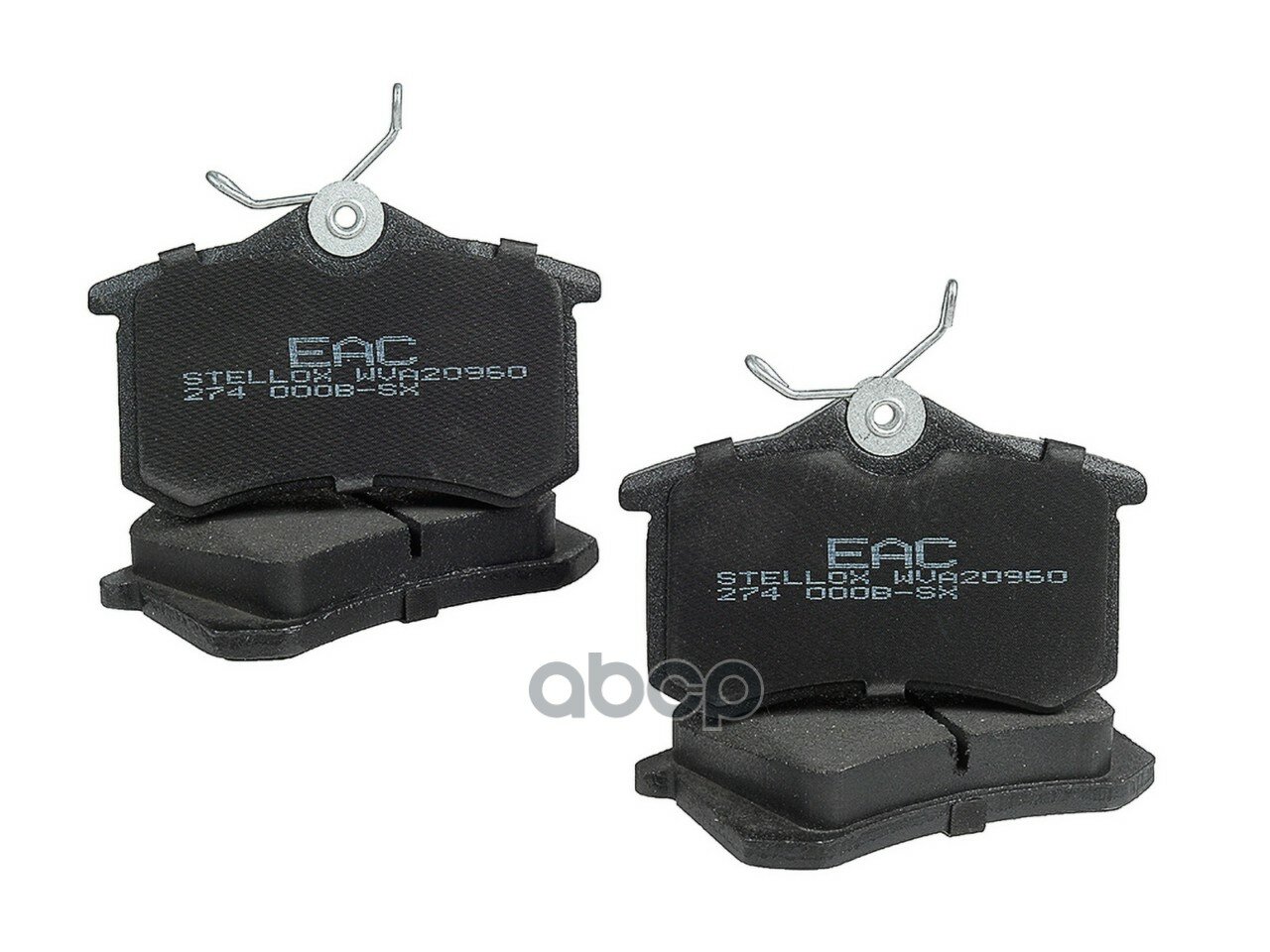 274 000B-SX колодки дисковые з! Seat Cordoba 1.2-1.6/1.4TDi 02-09, Volkswagen Polo 1.9TDi 03> Stellox арт. 274000_SX