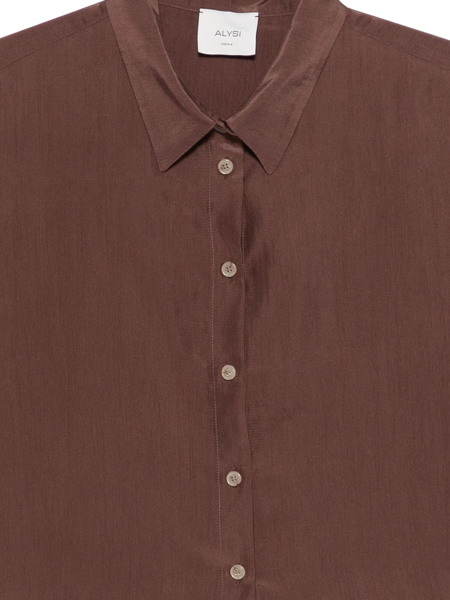 Рубашка Alysi Buttoned shirt, размер 44, brown — фото 1
