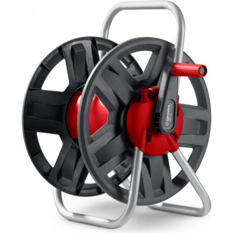 Катушка для шлангов GRINDA HRM-60, для шлангов 60м x 1/2? и 30м х 3/4, стальные опоры, пластиковый барабан, (8-428410)
