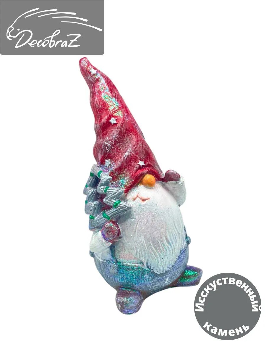 Фигурка гнома новогодняя