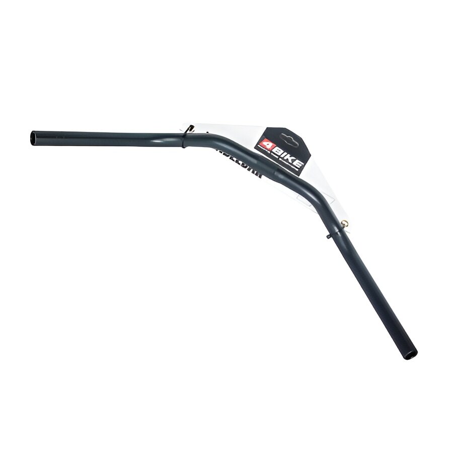Руль велосипедный 4BIKE NR-AL-14, ширина 610 мм, подъем 66 мм, угол 44° диаметр 25.4 мм, черный