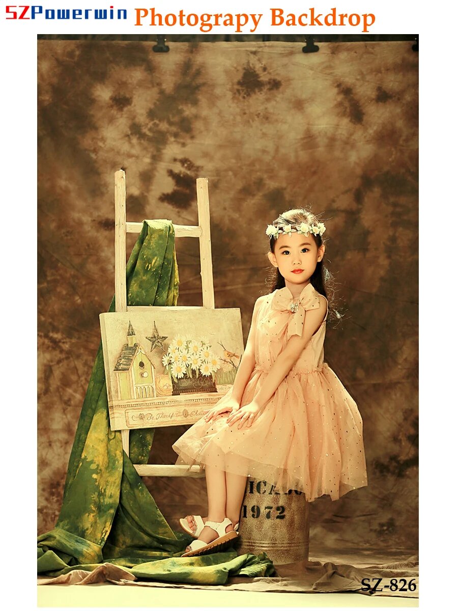 SZPowerwin хлопковый муслиновый фотофон 2x3 м 3x3 м 3x5 м 3x6 м 2X3M, SZ-826