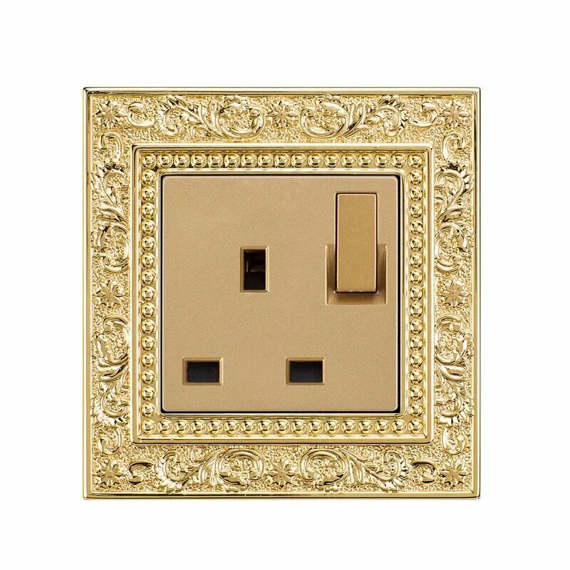 Винтажный выключатель UK Socket, 1gang, цвет: 1gang UK Socket